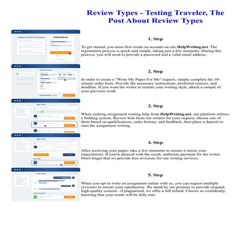 Review Types - Testing Traveler, The Post About Review Types | PDF