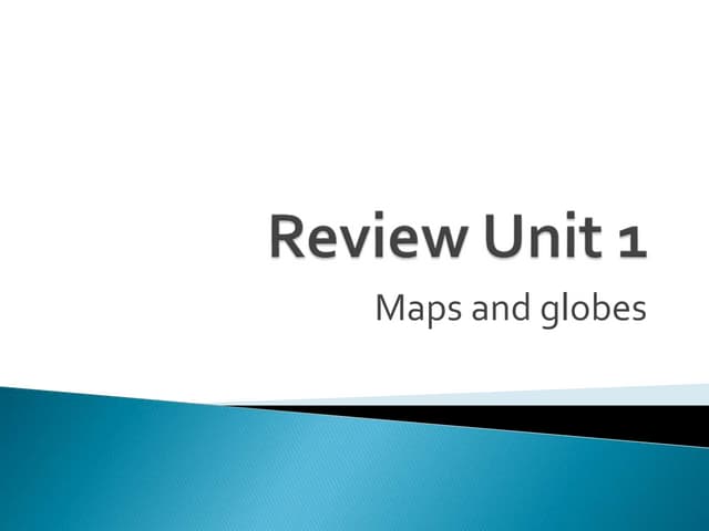 What is a map- Introduction to Map Skills Presentation | PPTX