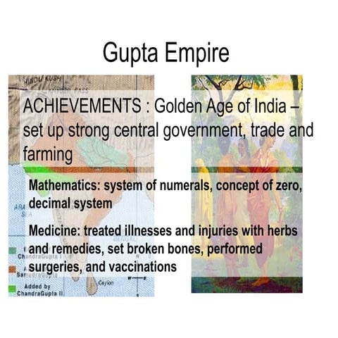 Review Unit 2.ppt gupta empire achievement | PPT