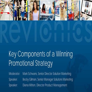 Revionics key components of a winning promotional strategy - oct 2015 | PDF