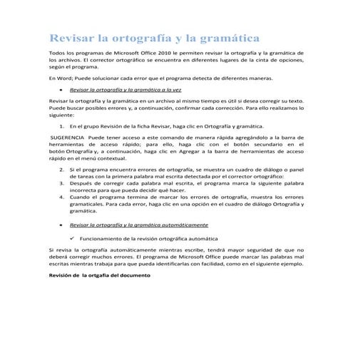 OrtografíA Y GramáTica | DOC