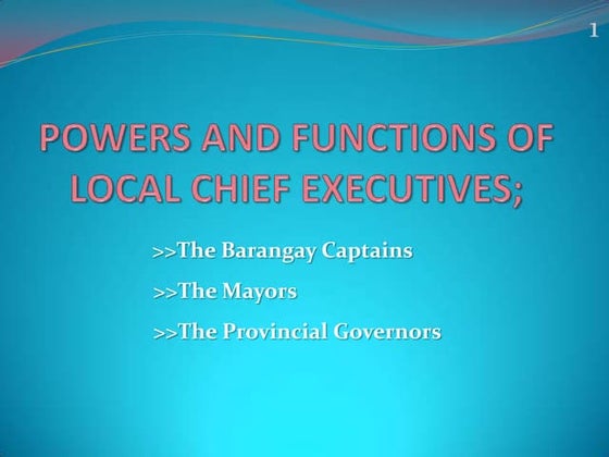 Ra 7160 local government code | PDF