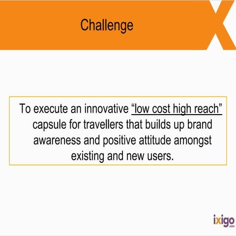 How Ixigo Reached 25 Million Users on a Shoestring Budget | PPT