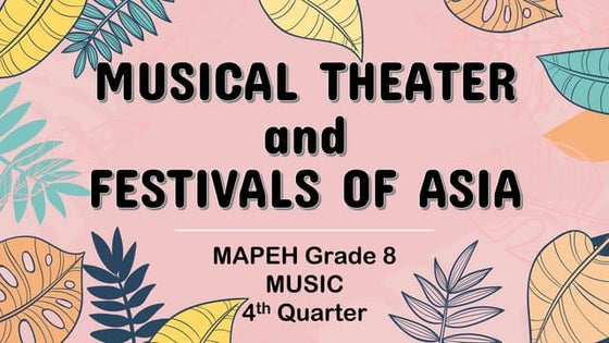 Forms of performing arts | ODP