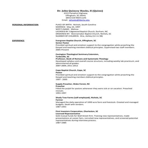 resume - Tim | DOCX