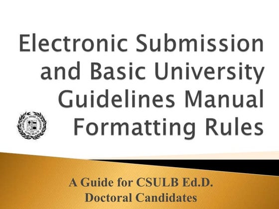 Electronic submission process diagram | PPT