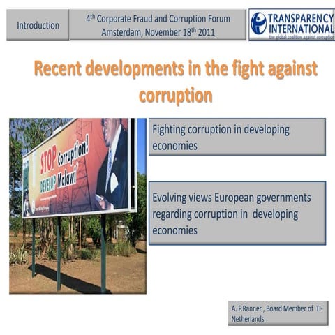 Youth and the fight against corruption | PPT