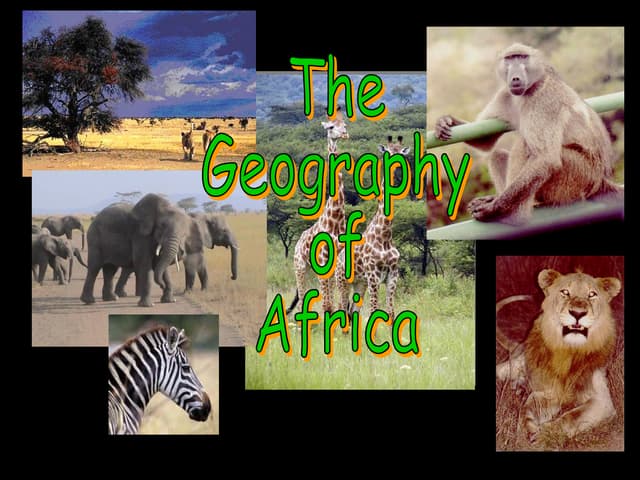 Physical Features of Africa | PPT
