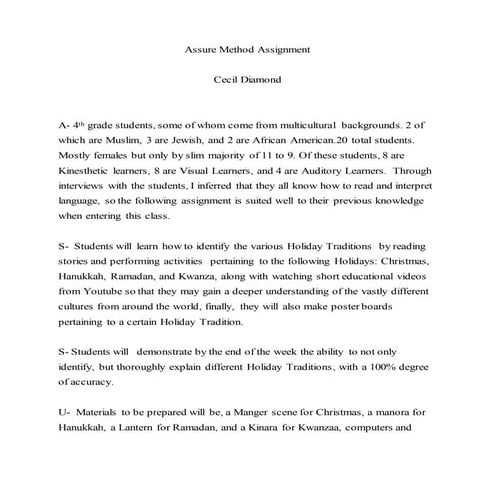 ASSURE Lesson Plan | DOCX