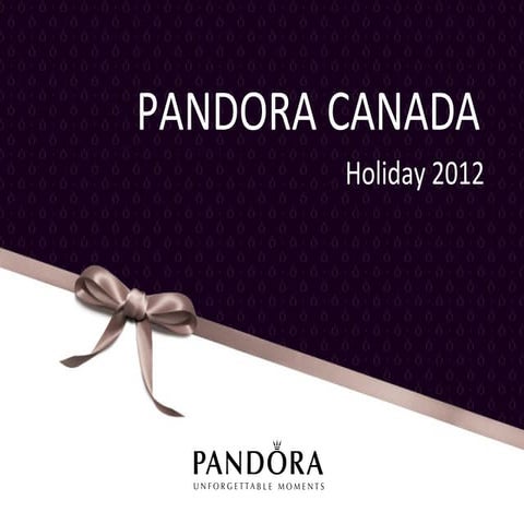 PANDORA Gift Guide (Canada) | PPT