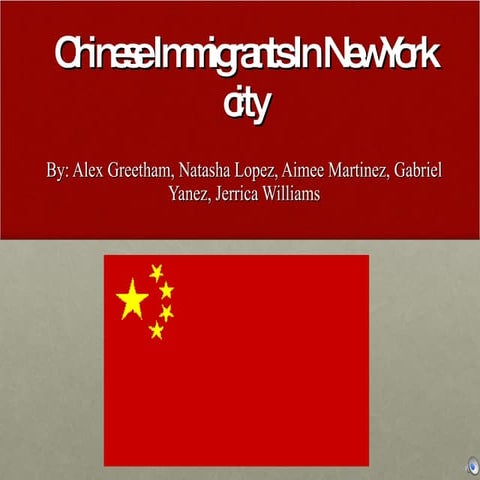 Revised chinese immigration | PPT