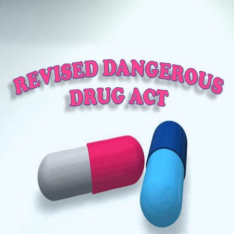 Revised dangerous drug act | PPTX