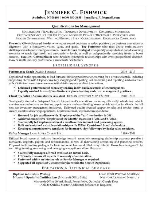 Finance Resume | PDF