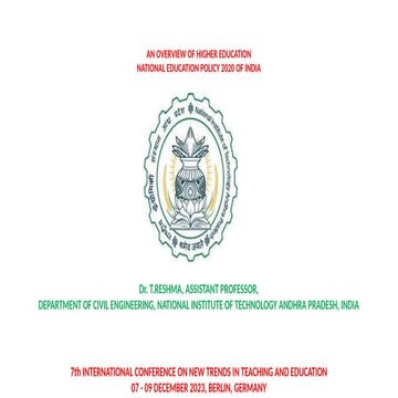 Revised PPT -AN OVERVIEW OF HIGHER EDUCATION – NATIONAL EDUCATION.pptx