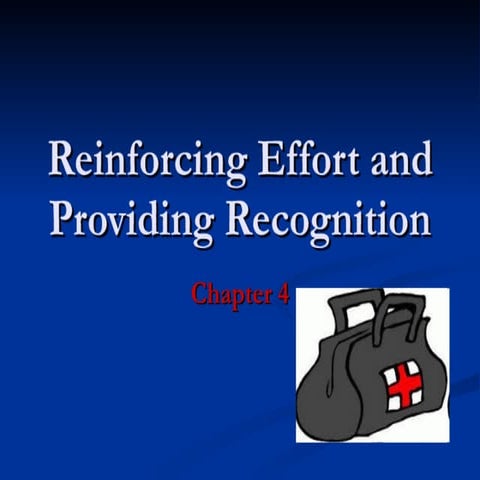 Revised reinforcing effort and providing recognition | PDF