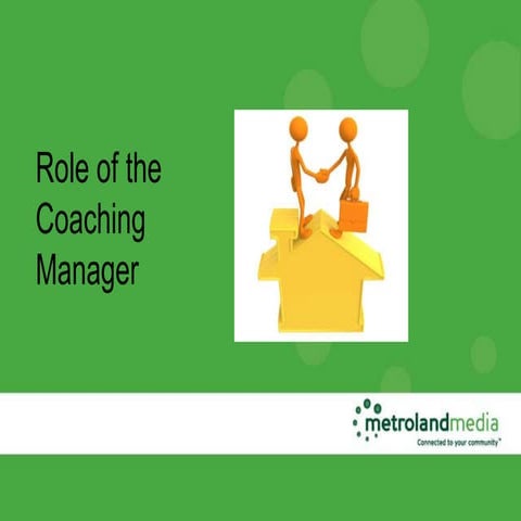 Revised Role Of The Coaching Manager | PPTX | Executive Leadership ...