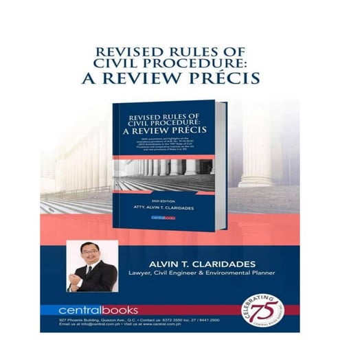 Revised Rules of Civil Procedure: A Review Precis - Atty. Alvin T ...