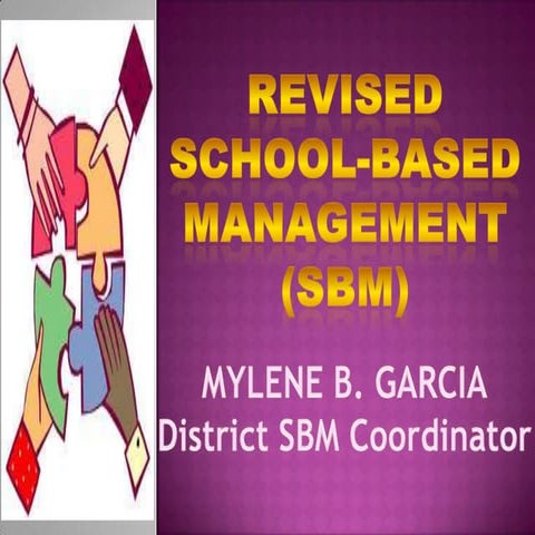 Revised SBM: an overview (inset may 2013) | PPTX