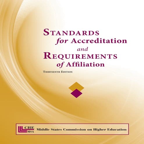 Revised standardsfinal msche | PDF