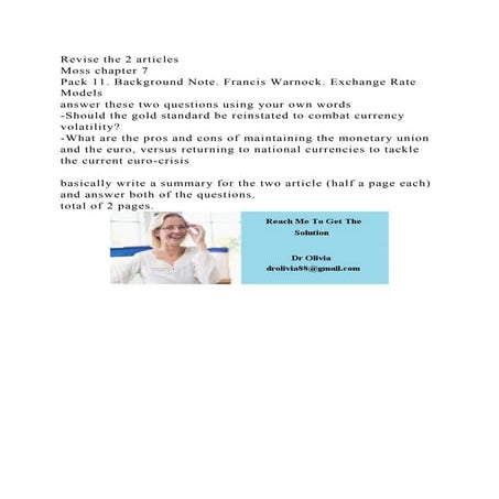 Revise the 2 articles Moss chapter 7Pack 11. Background Note. Fr.docx ...