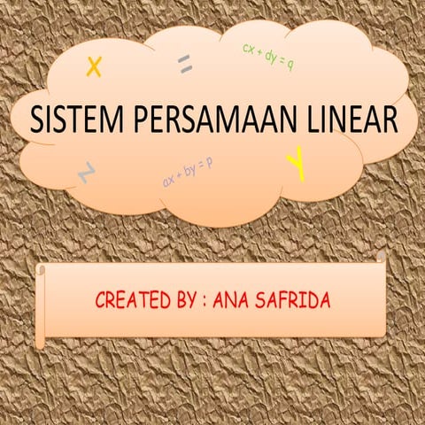 Sistem Persamaan Linear | PPTX