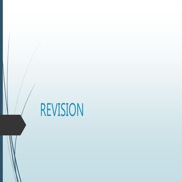 Revision | PPT