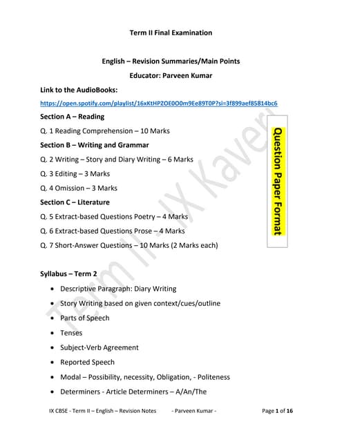 Poster Making - Grade 11 English CBSE | PDF