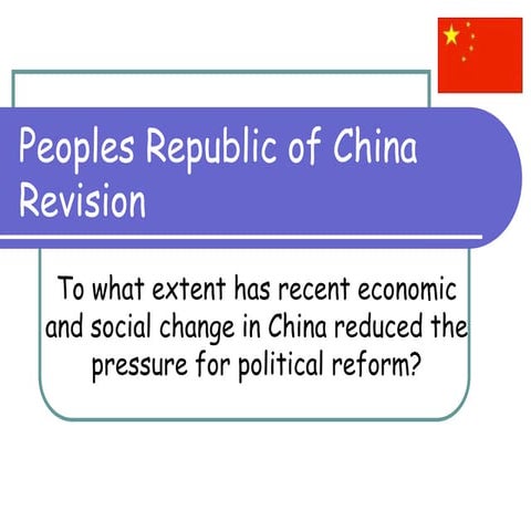 China - Reforms Revision | PPT
