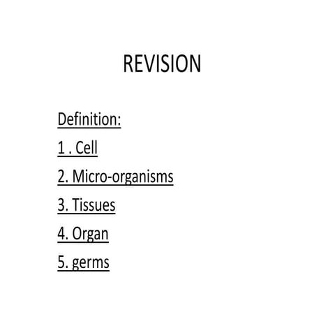 Revision 2010 | PPTX