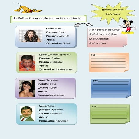 Revision activities | PDF