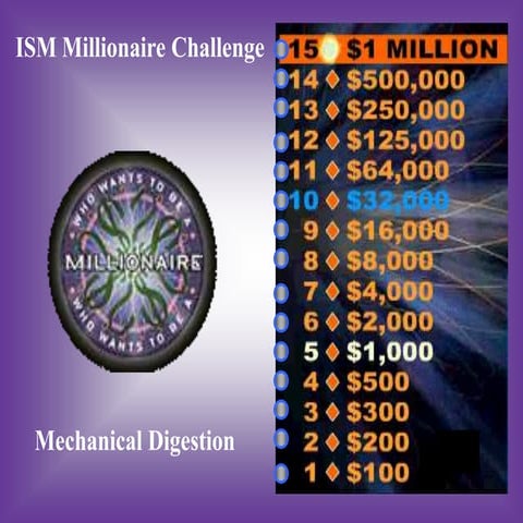 Revision activity millionaire's game | PPTX