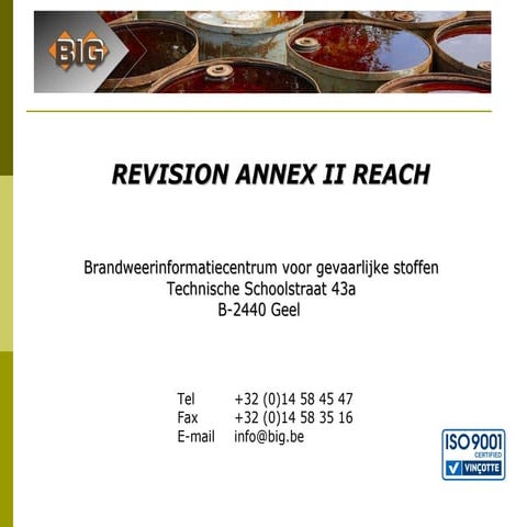 Revision Annex Ii | PPT