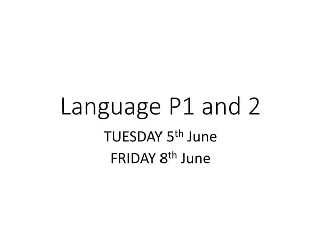 Language Paper 1 Q5 Checklist & Tasks | PDF