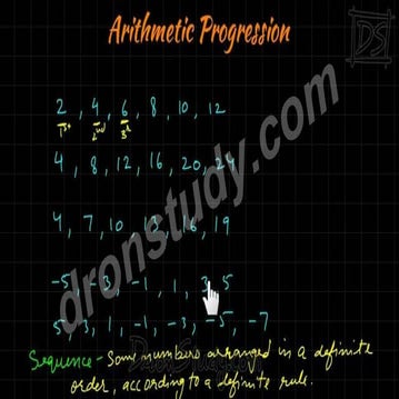 Arithmetic Progression | PPT