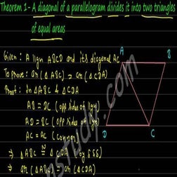 Area of Triangles and Parallelogram | PDF