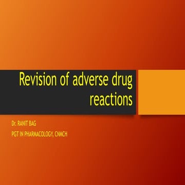 Revision of adverse drug reactions.pptx