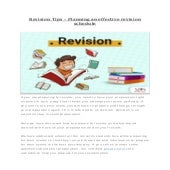 Revision Tips Planning an effective revision schedule.pdf