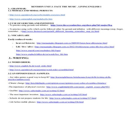 Revision unit 3 | DOCX