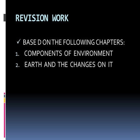 Revision work | PPT