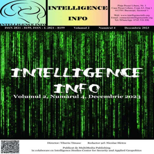 Intelligence Info, Volumul 2, Numărul 4, Decembrie 2023 | PDF