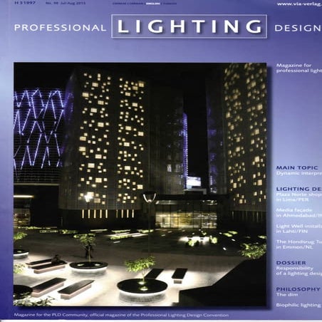 Light Garden in Professional Lighting Design Magazine | PDF