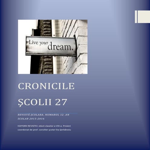 Revista scolii nr 12 | PDF