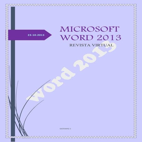 Revista virtual, Herramientas de Word. pdf | PDF