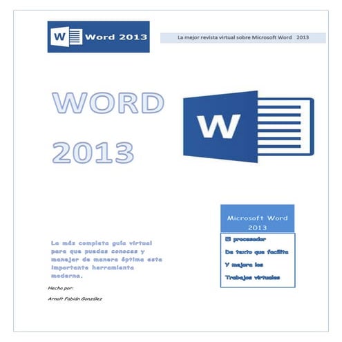 Revista sobre Word 2013 | PDF