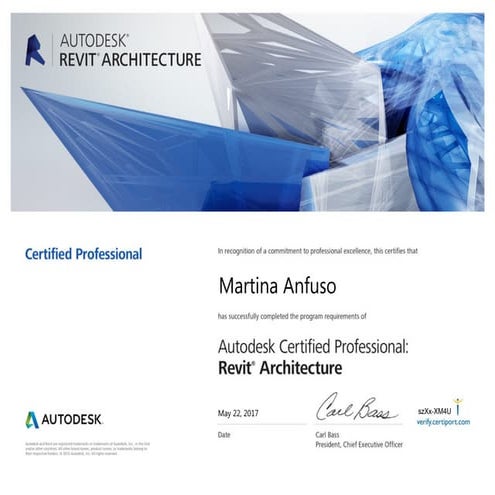 Revit Architecture Certificate | PPT