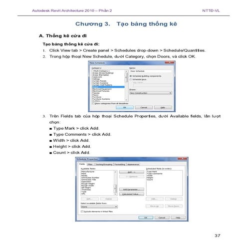 Revit 2010 tam dan_giabao-p2_chuong3 | PDF