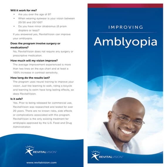 Revital vision amblyopia | PDF