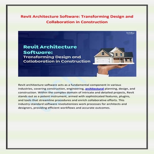 Revit Architecture Software Transforming Design And Collaboration In