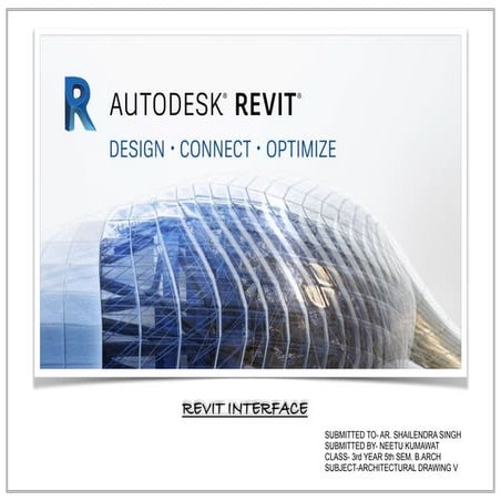 Revit Interface By Neetu FOR ARCHITECTURE STUDENTS | PPT
