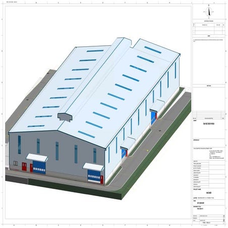 REVIT NHA CONG NGHIEP - STEEL WAREHOUSE | PDF